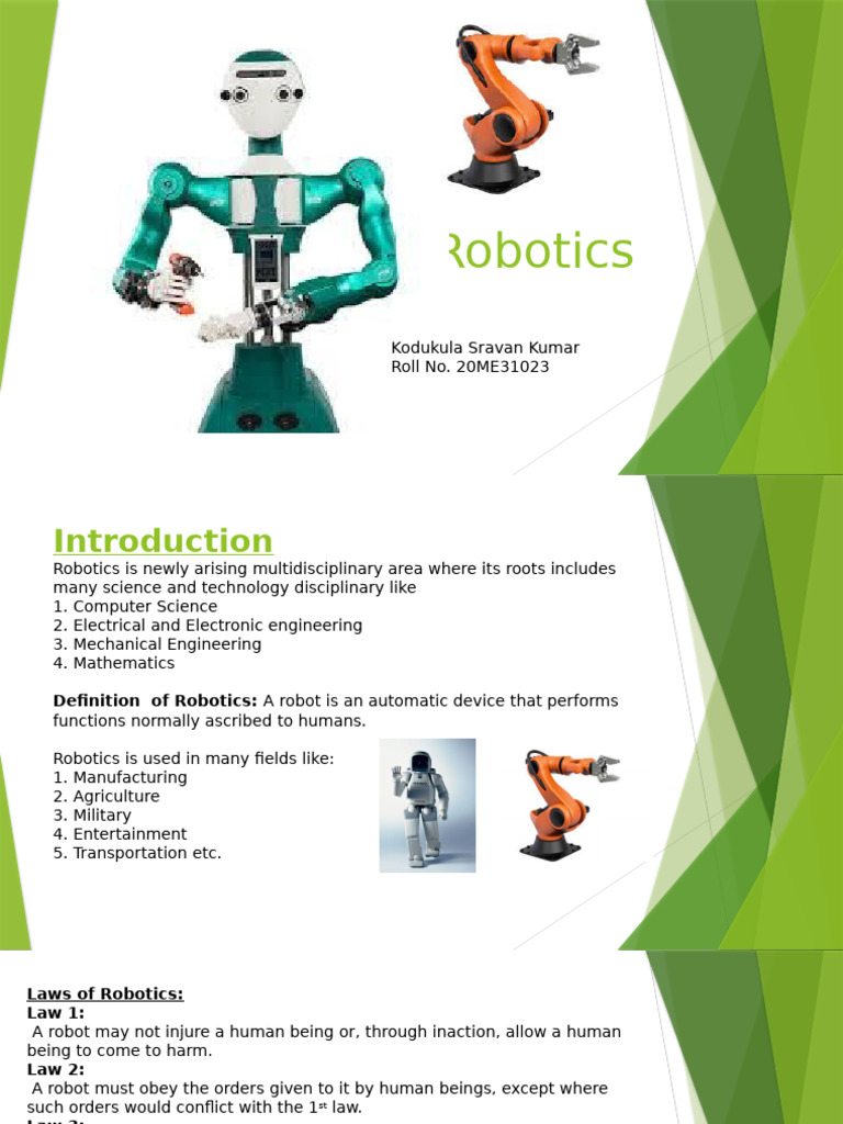 1.Robotics | PDF | Cartesian Coordinate System | Robotics 1.Robotics | PDF | Cartesian Coordinate System | Robotics