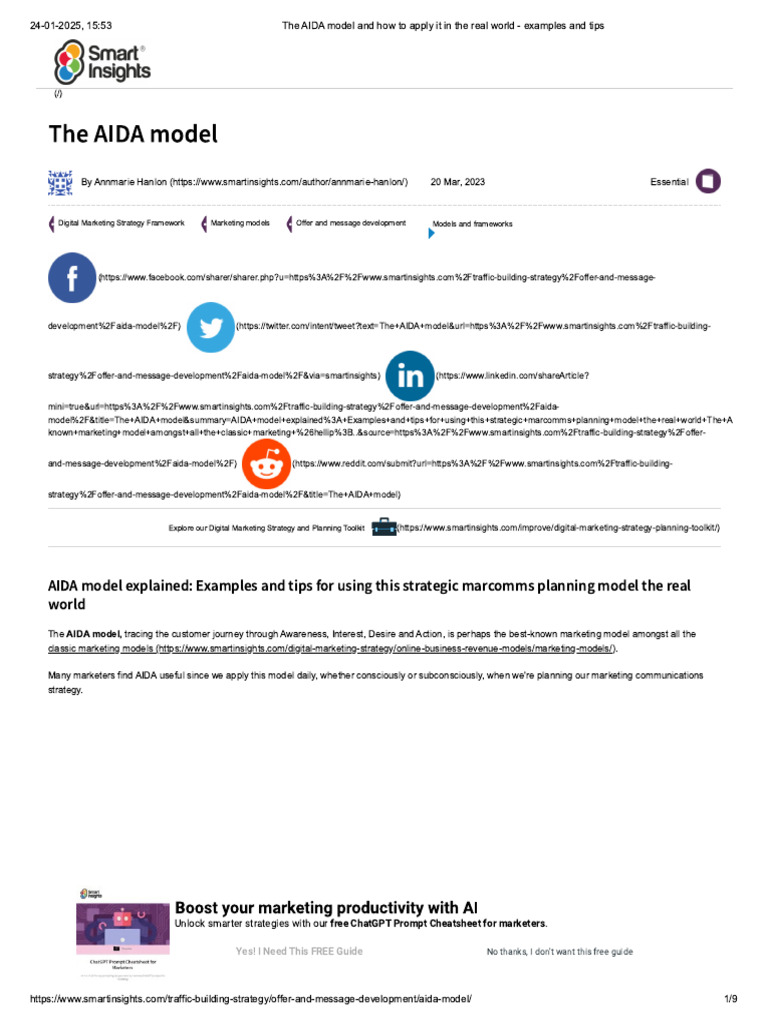The AIDA Model and How To Apply It in The Real World - Examples and ...