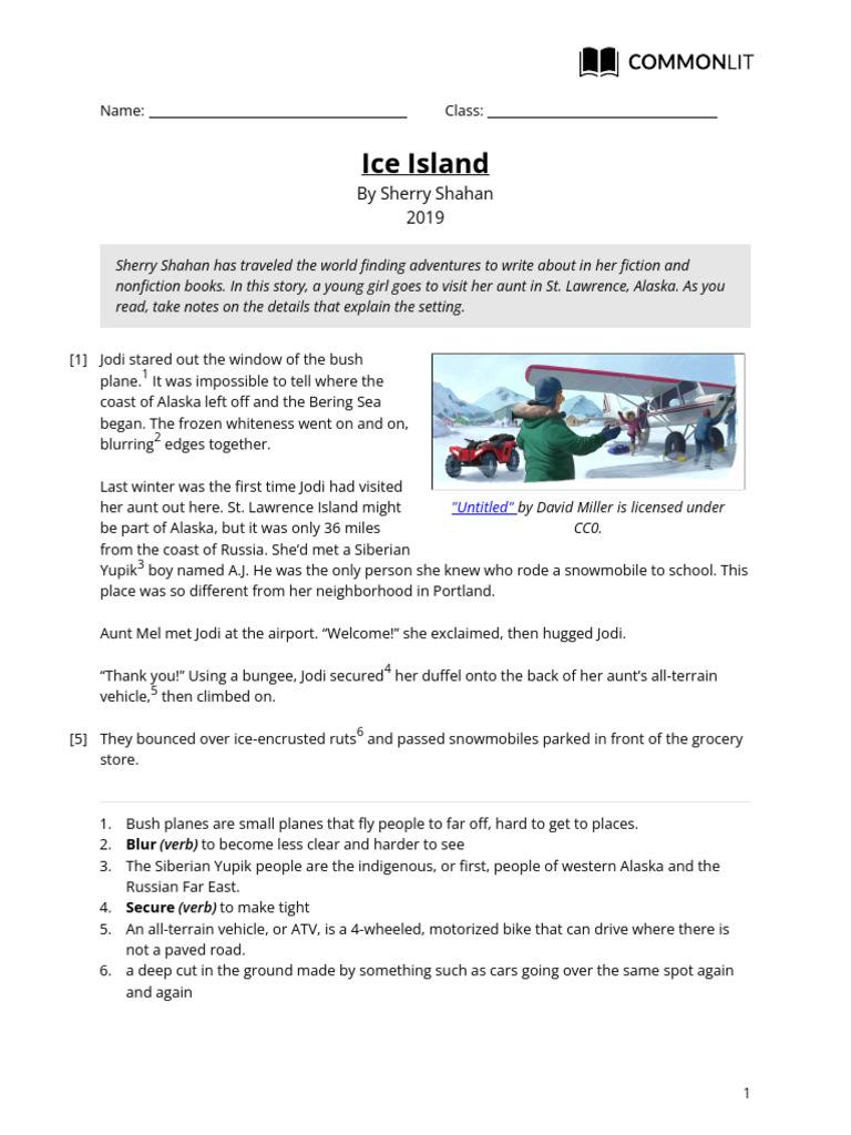 Ice Island-Student | PDF