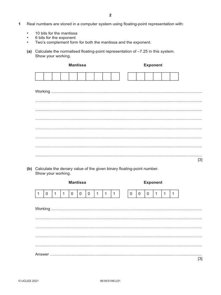 A2 Chapter 13 Data Representation | PDF | Data Type | Computer Program