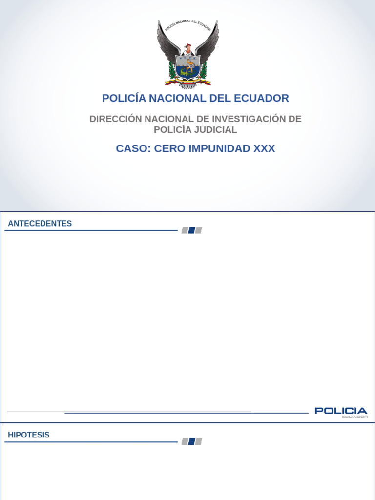 Investigación Caso Cero Impunidad | PDF