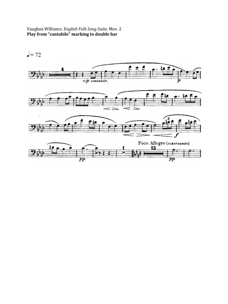 Spring 2025 Bassoon Excerpt 1 | PDF