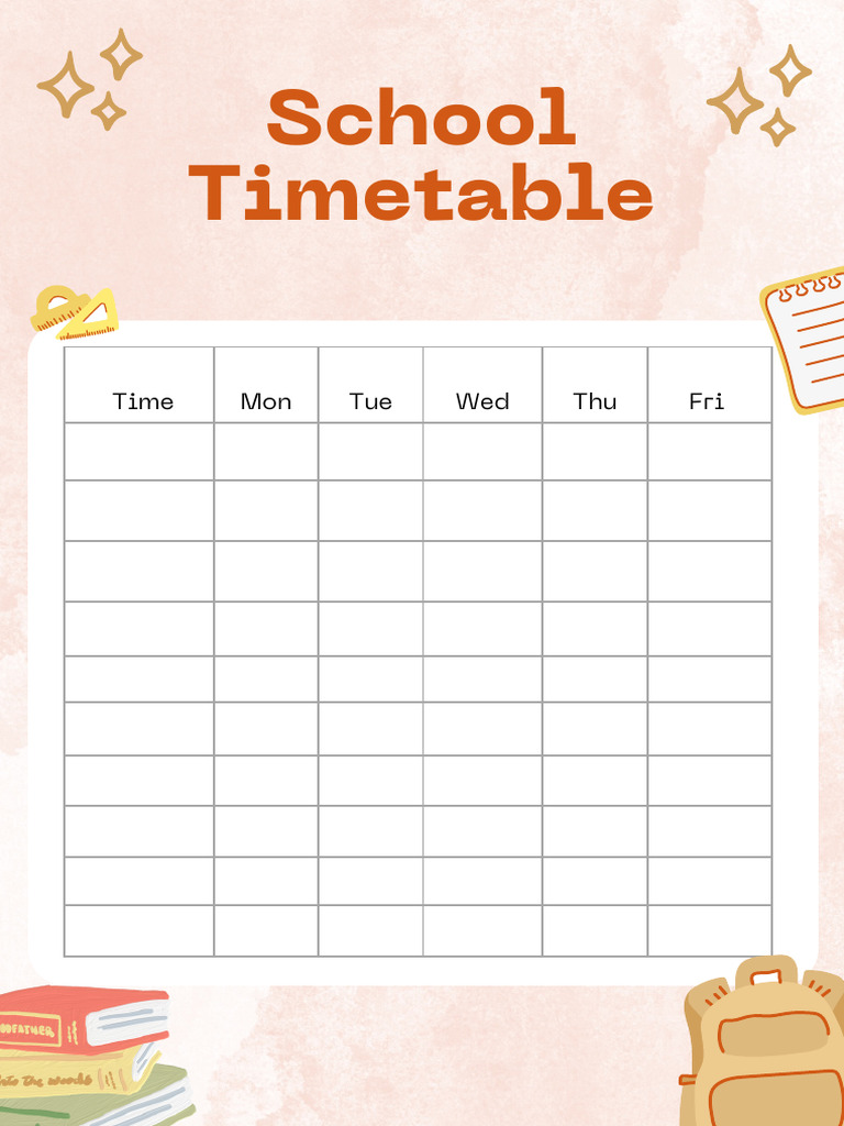 Daily Time table | PDF