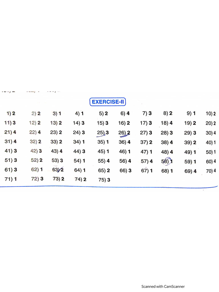 Exercise-1&2 Key | PDF