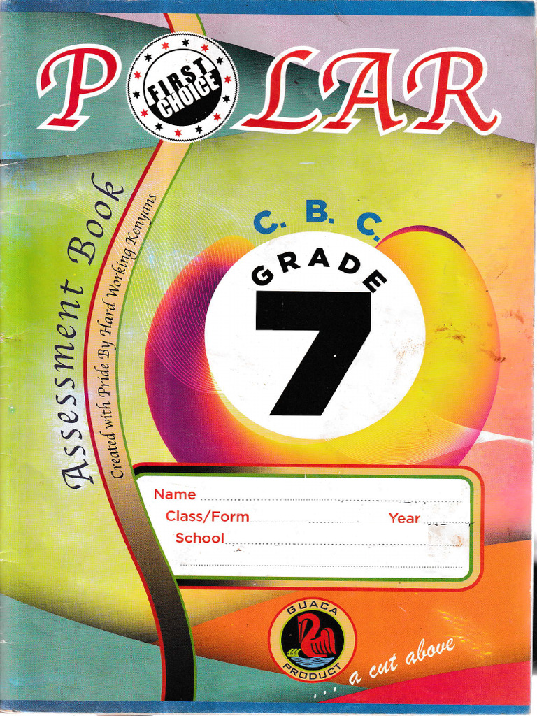 JSS Madam Lydia Assessment Book Grade 7 Cover | PDF