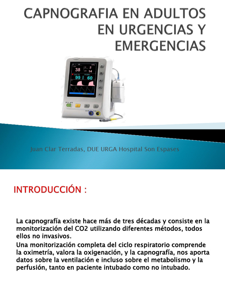 Guía Completa de Capnografía | PDF | Medicina CLINICA | Fisiología