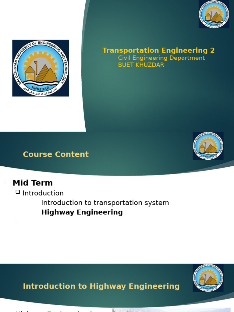 highway Engineering | PDF | Road Surface | Transport Infrastructure