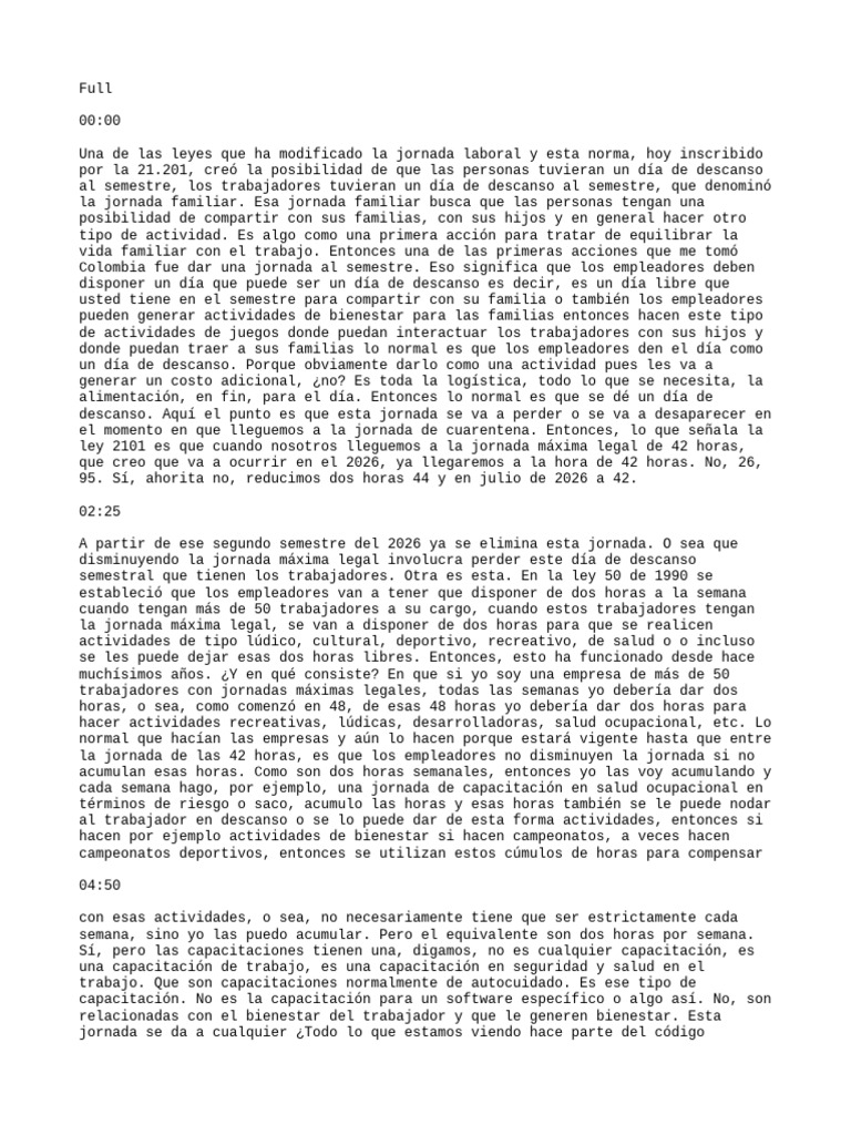 Texto Laboral 3 | PDF | Salario | Tiempo extraordinario