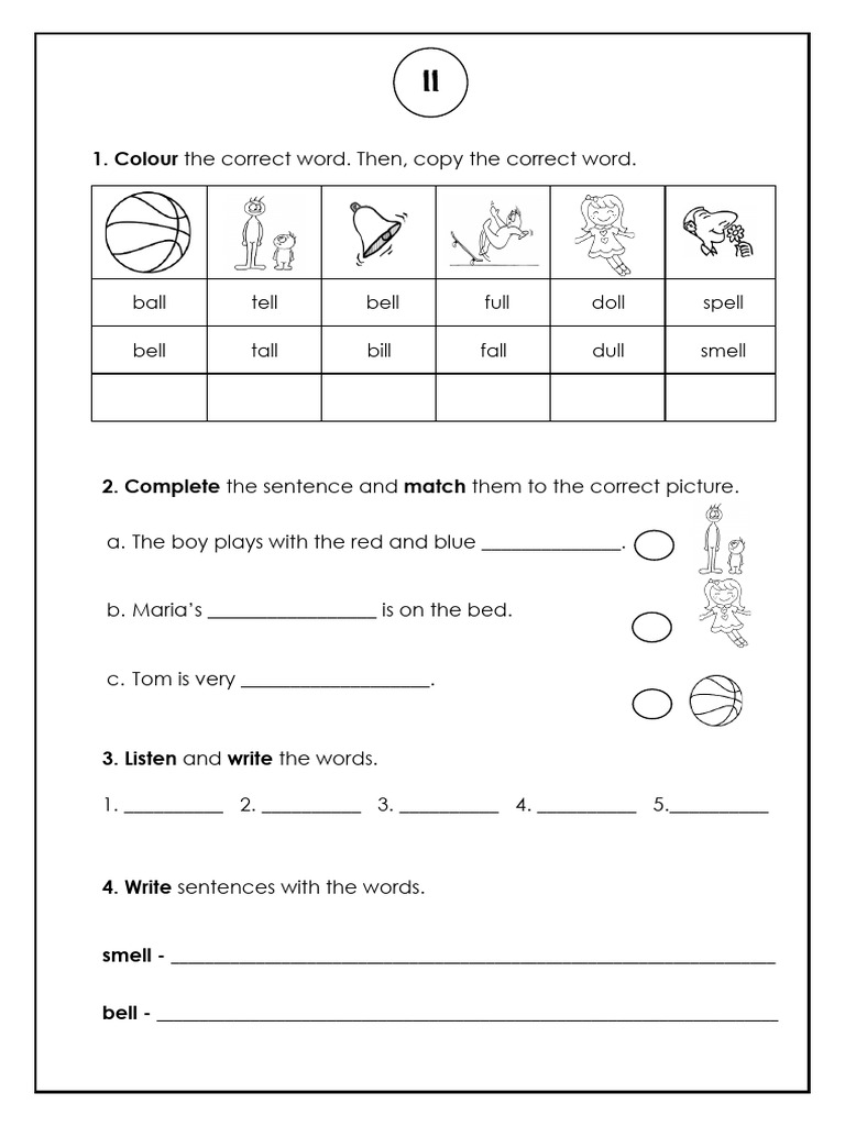 LL Worksheet | PDF