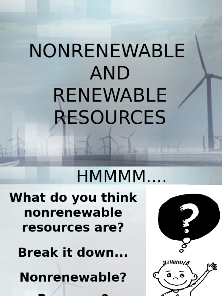 Renewable Non-Renewable | PDF | Nuclear Power | Renewable Energy