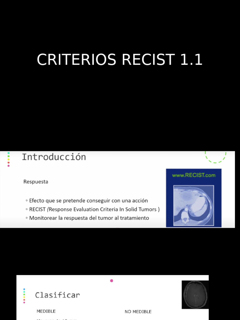 Criterios Recist 1 | PDF