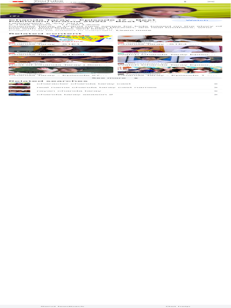 Chanda Taray Cast and Rayan's Real Name | PDF