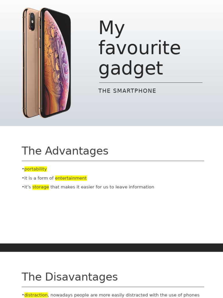 My favourite gadget | PDF