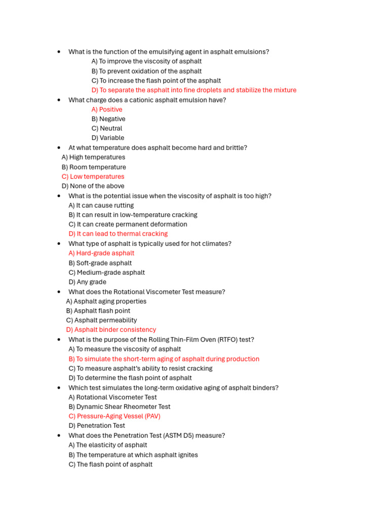 Prefinal Quiz answer key | PDF | Concrete | Viscosity
