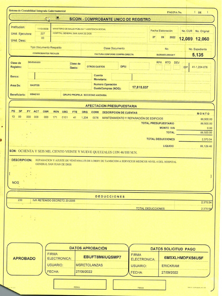 Cur 12089 Grupo Propela, S.A. - 0001 | PDF
