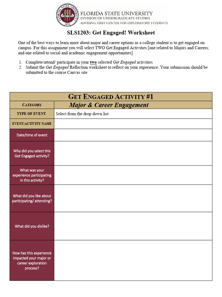 Get Engaged Worksheet 6 - 27 - 24 | PDF