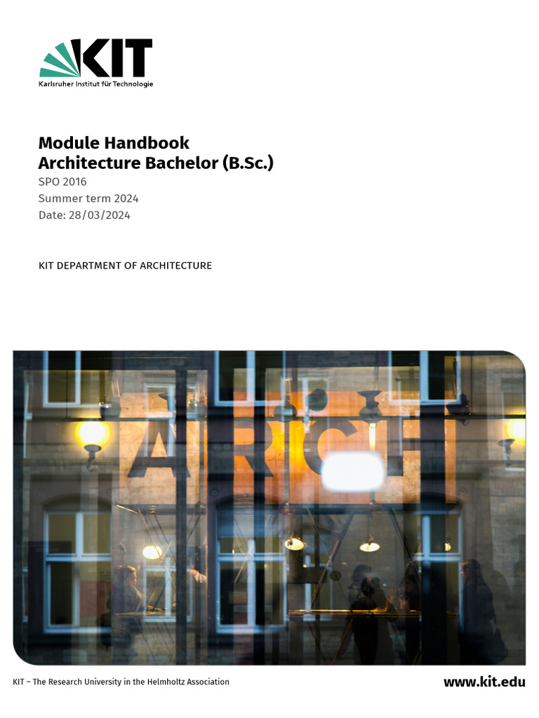 Guidebook of Architecture Programm and Credentials - MHB - Arch - BA ...