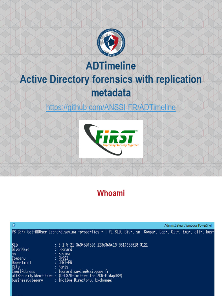 Active Directory-Timeline FIRST TC | PDF | Active Directory | Computing