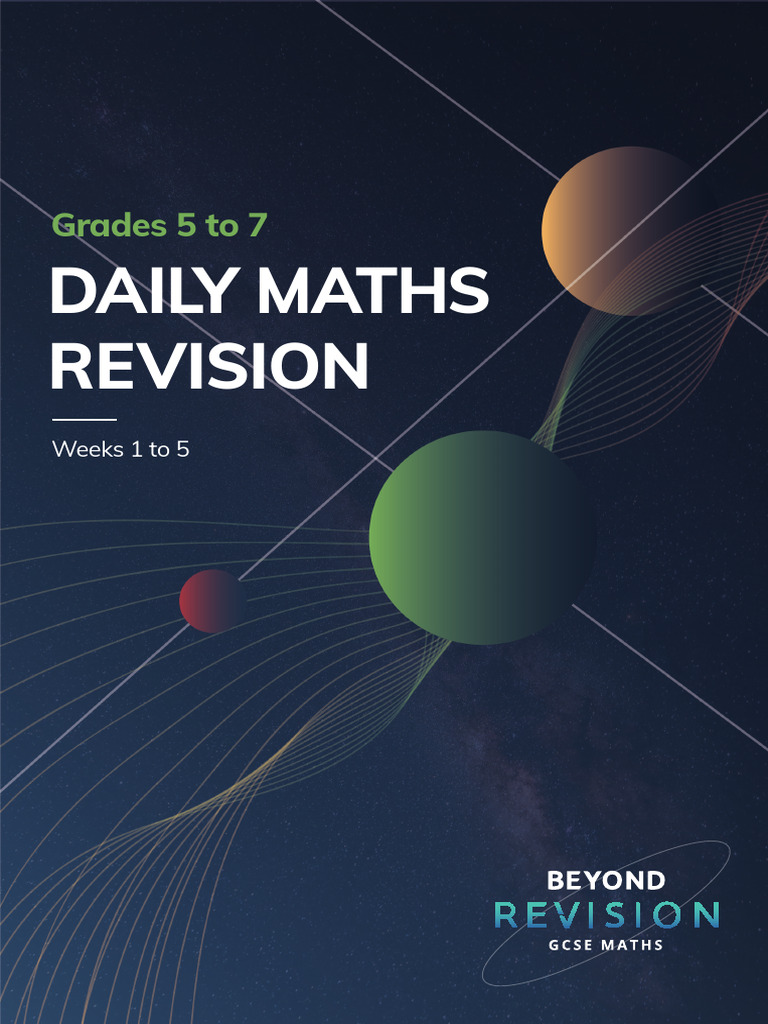 Daily Maths Revision for Grades 5-7 | PDF | Area | Sphere