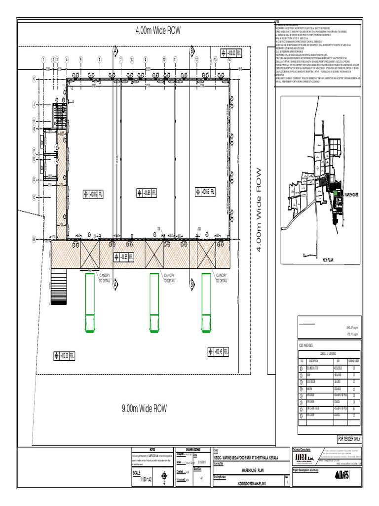 Ksidc Warehouse Plan Layout1 | PDF