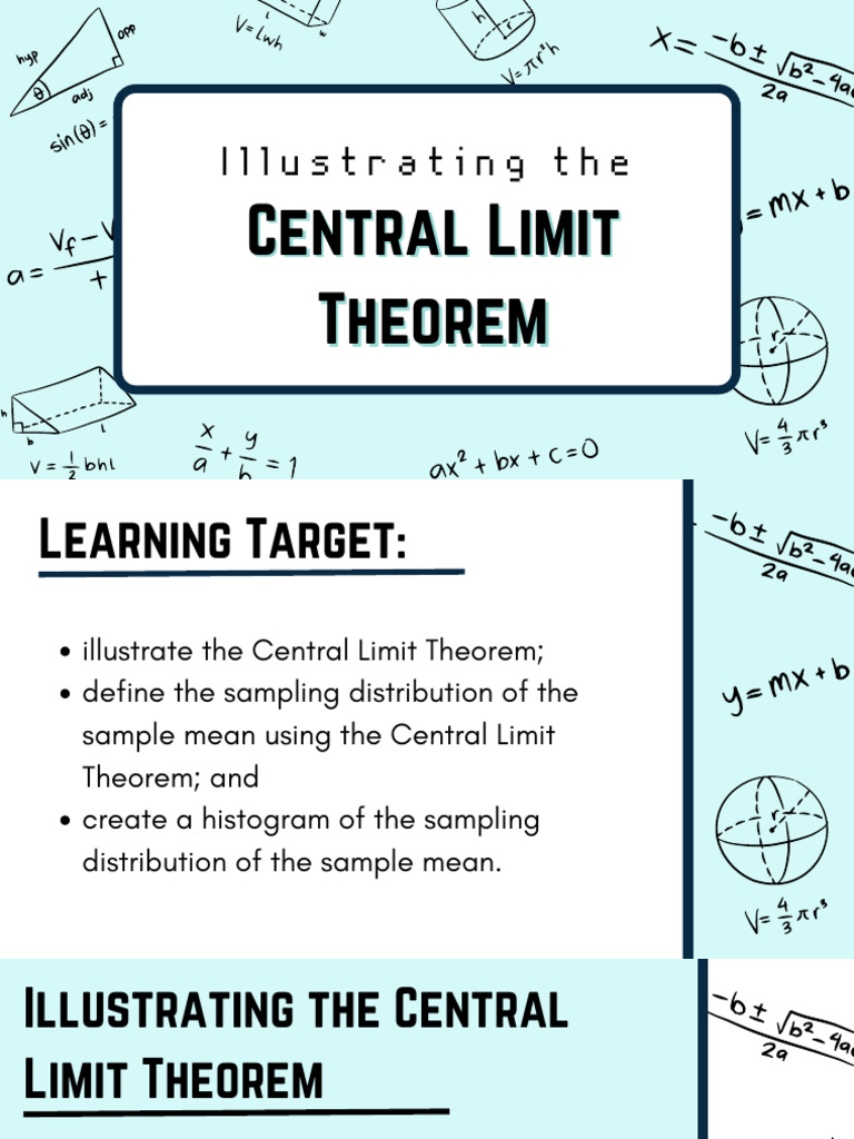 Central Limit Theorem | PDF | Normal Distribution | Mean