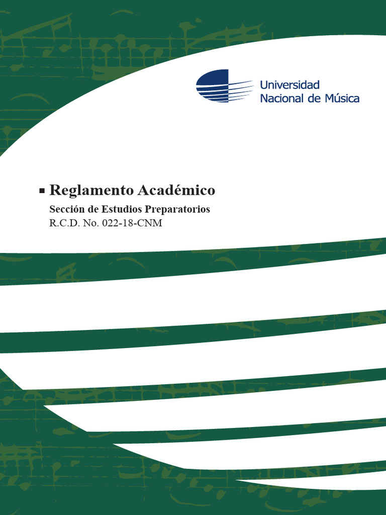 Reglamento Académico de Estudios Preparatorios | PDF | Plan de estudios | Maestros