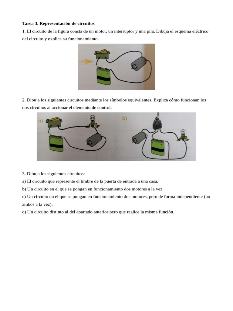 Tarea 3. Representación de circuitos | PDF