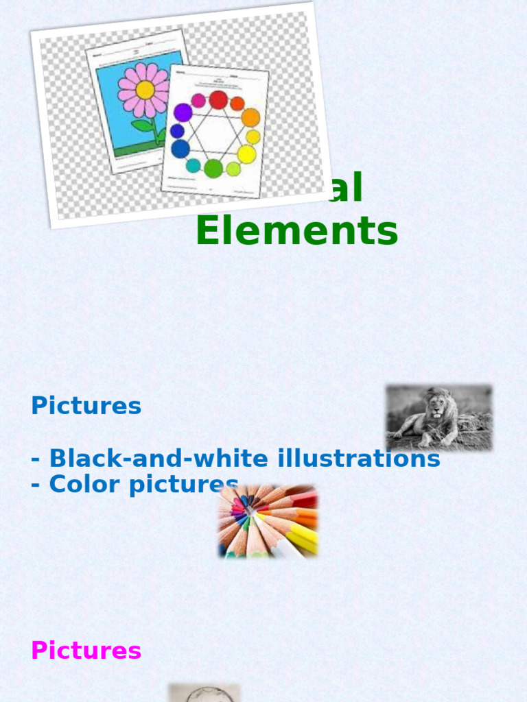 Week 5. Visual Elements | PDF