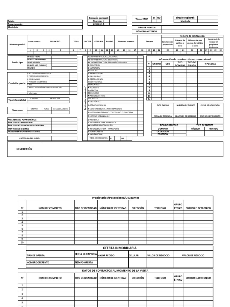 FICHA DEL CICA TRABAJO DE CAMPO (1) | PDF