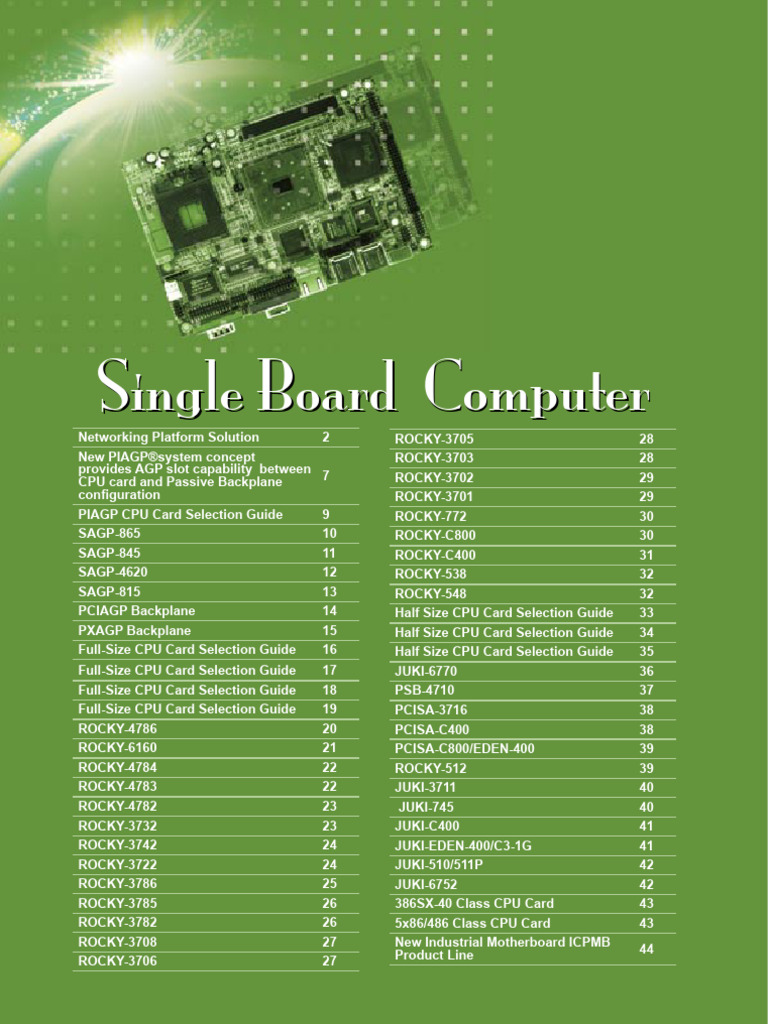 SBC Catalogue | PDF | Computer Hardware | Computing