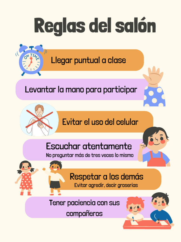 Reglamento Ilustrado para el Aula | PDF