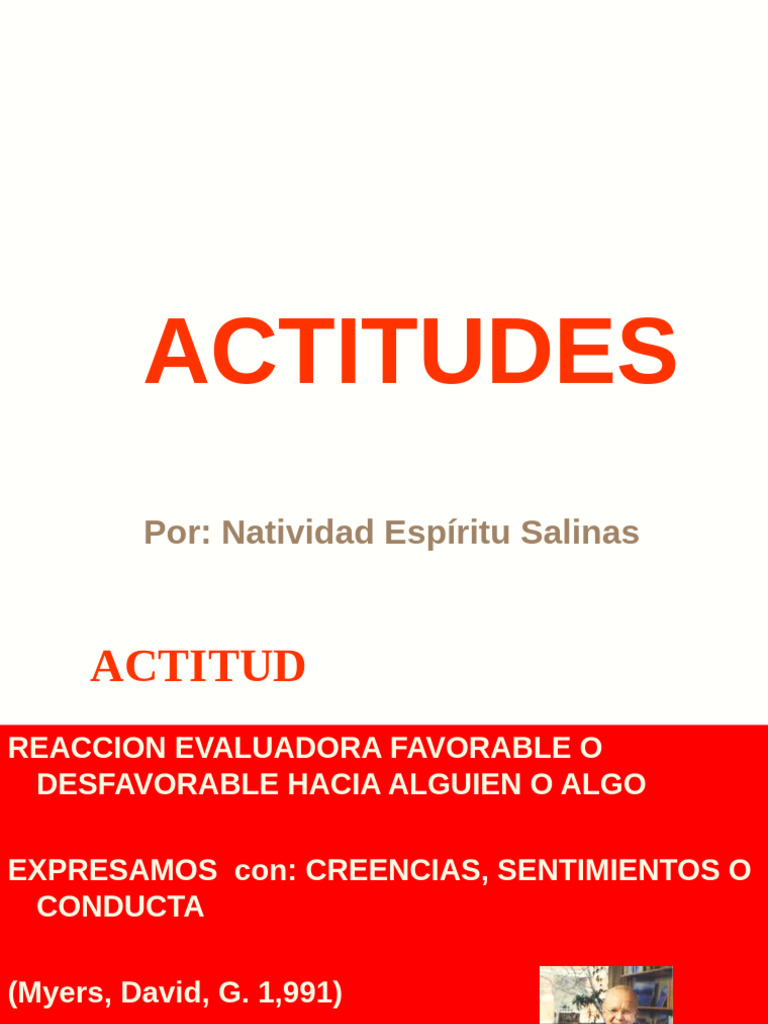 Tipos y Modelos de Actitudes Humanas | PDF | Actitud (psicología ...