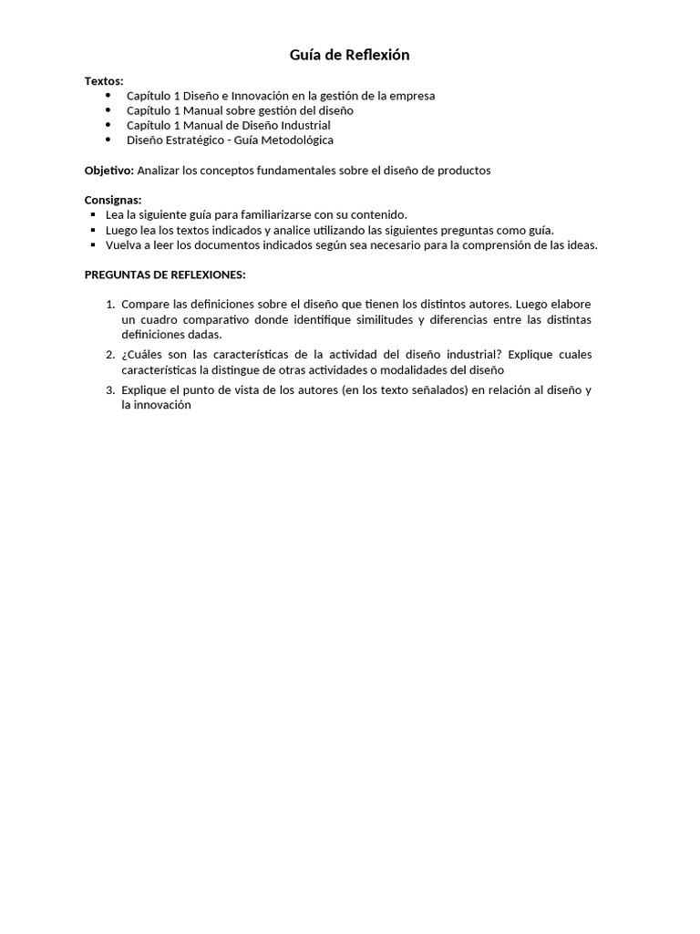 DOC-0101 - Guia de Reflexion | PDF
