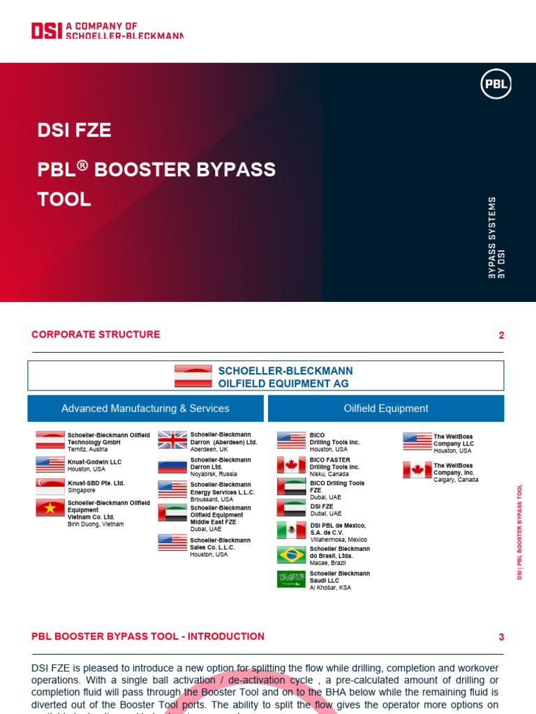 (2020) PBL Booster Bypass Tool Presentation - PBL FZE | PDF | Pump ...