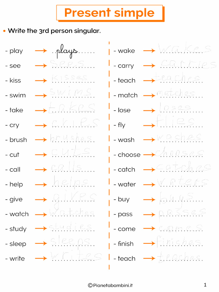 Present Simple | PDF