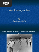 Analysis of Duffy's War Photographer | PDF | Poetry
