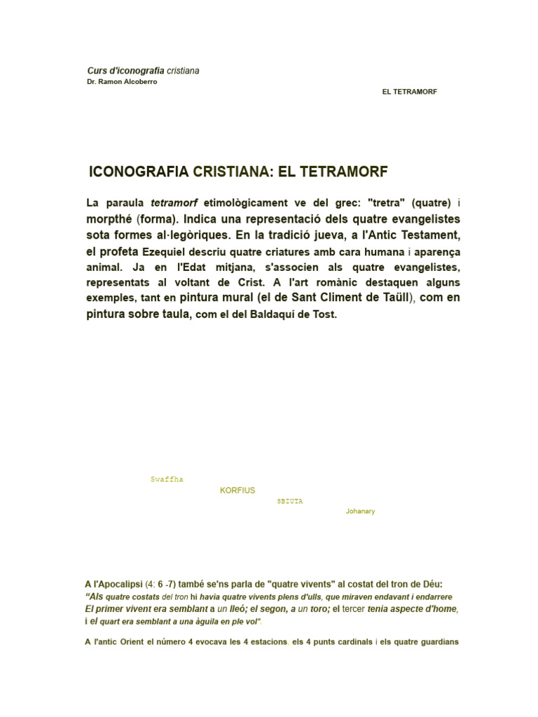 EL TETRAMORF 24-25 | PDF