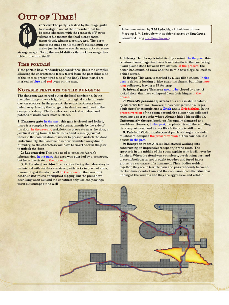 147_S M Ledouble_Out of Time_v2 | PDF | Magician (Fantasy)