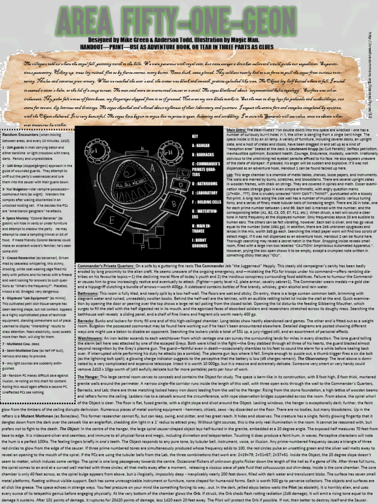 146 - Mike Green Anderson Todd and Magic Man - Area Fifty-One-Geon | PDF