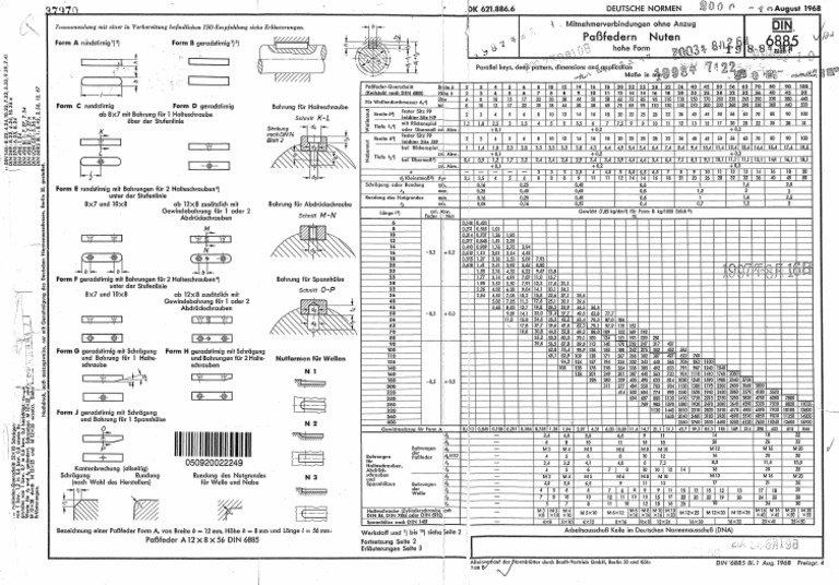 Din 6885-1-1968 | PDF