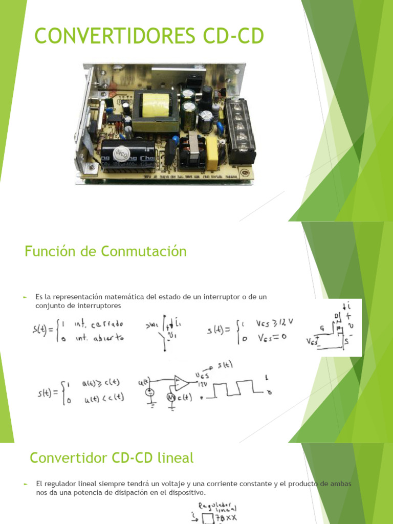 Convertidores CD-CD Verano | PDF | Cambiar | Red eléctrica
