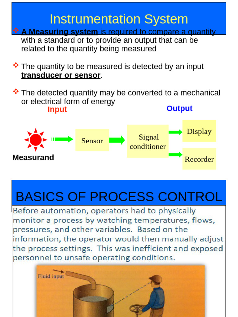 Instrumentation Instrument System | PDF | Instrumentation | Electrical Engineering