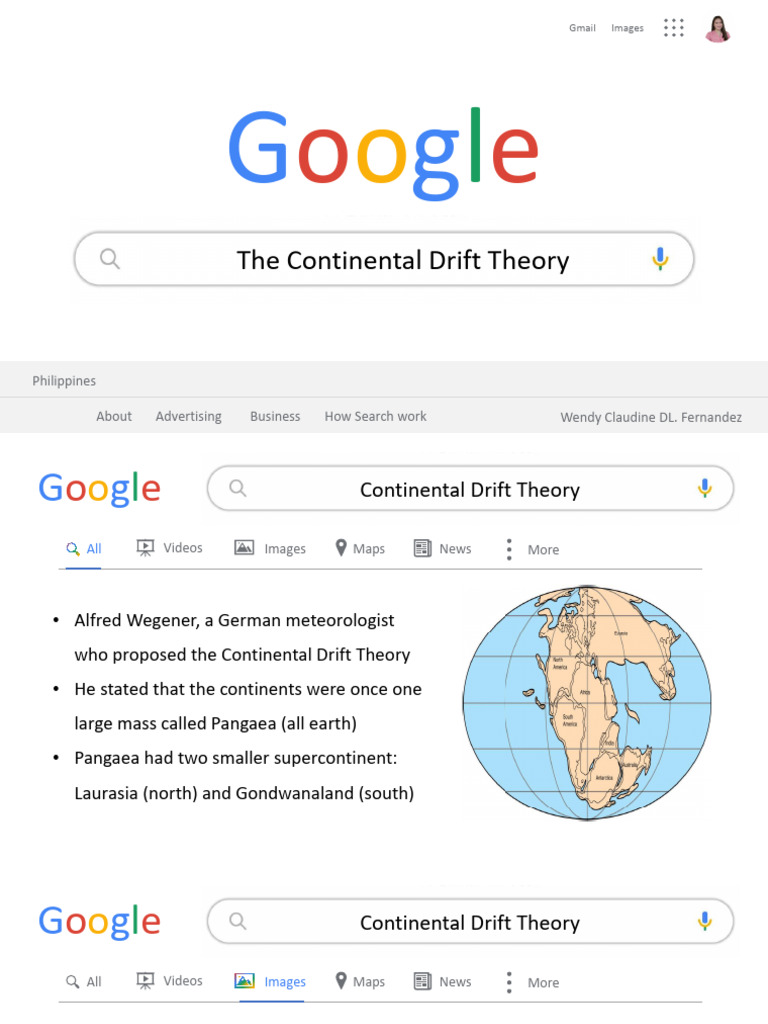 Continental Drift Theory | PDF | Continent | Plate Tectonics