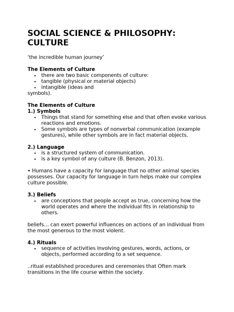 Social Science and Philosophy Topic 3 | PDF