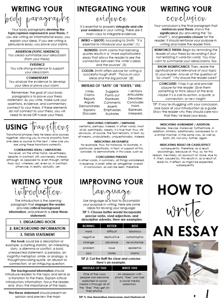 Writing Effective Essays: Key Strategies | PDF | Essays | Linguistics