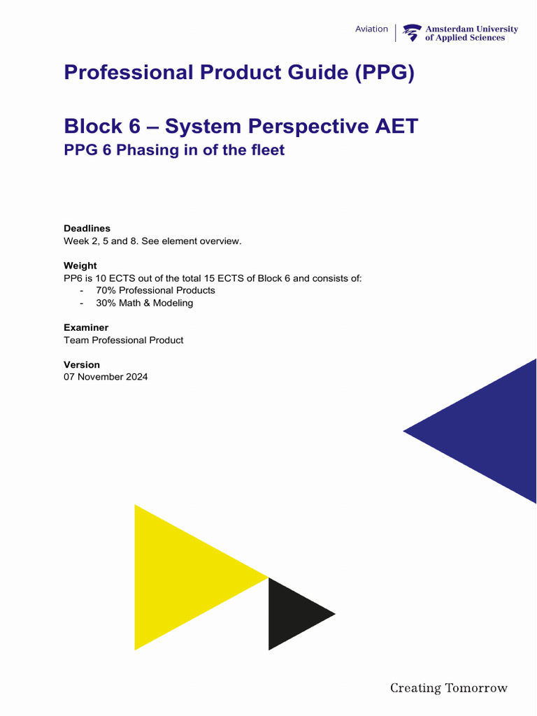 PPG B6 System Perspective AET - Ver 07NOV24 - No Weekly Planner | PDF ...