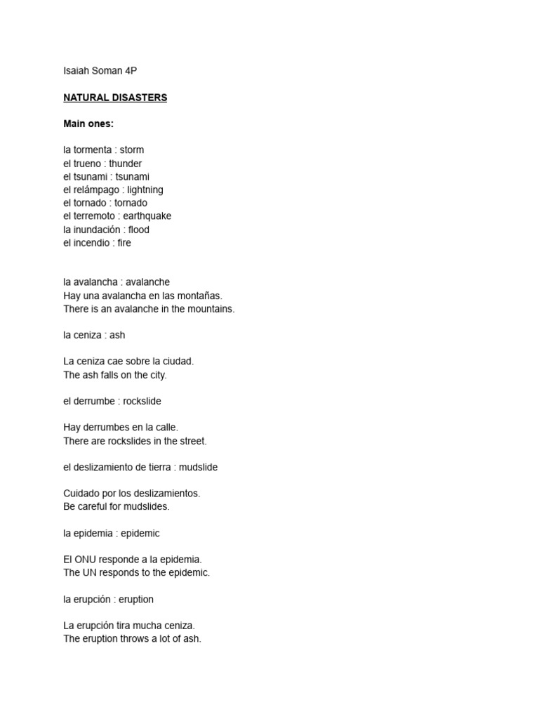 Everything for Stink Retarded Spanish EOY Form 4 | PDF