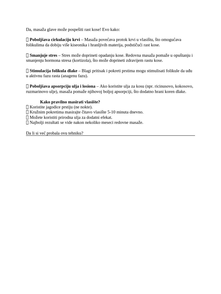 Masaza Temena Glave | PDF