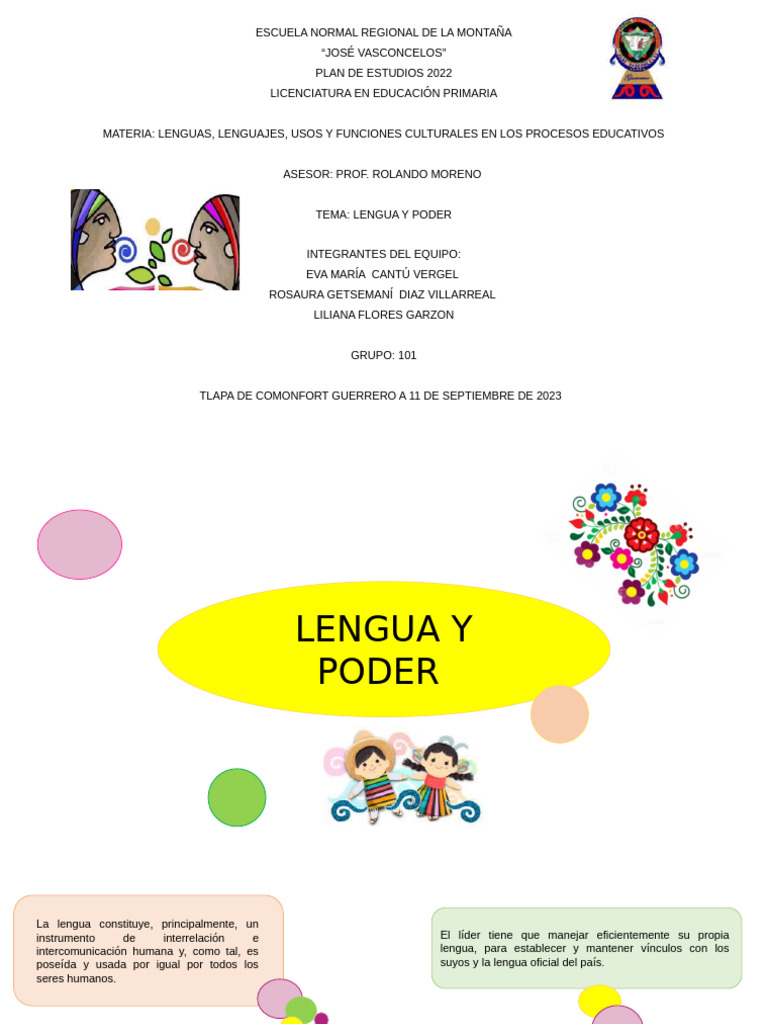 Lengua y Poder en Educación | PDF | Multilingüismo | Lingüística