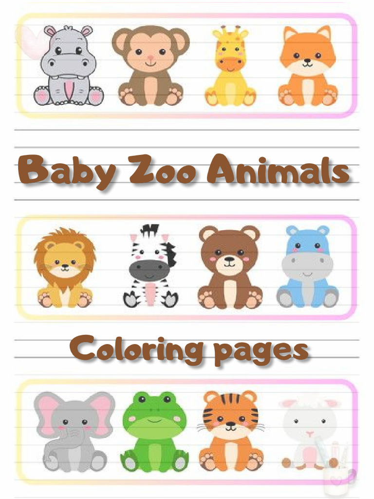 Baby Zoo Animals | PDF